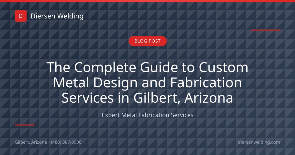 The Complete Guide to Custom Metal Design and Fabrication Services in ...